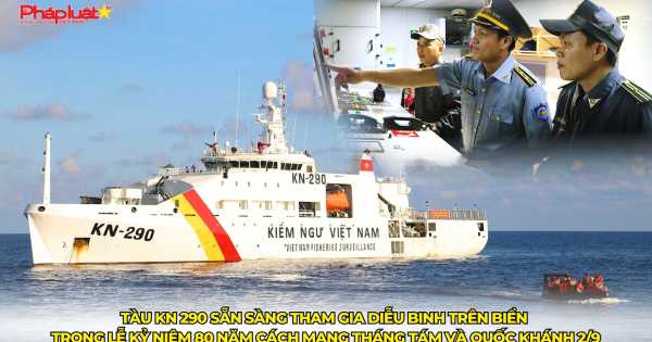 Pháp Luật TV - Tàu KN 290 sẵn sàng tham gia diễu binh trên biển trong ...