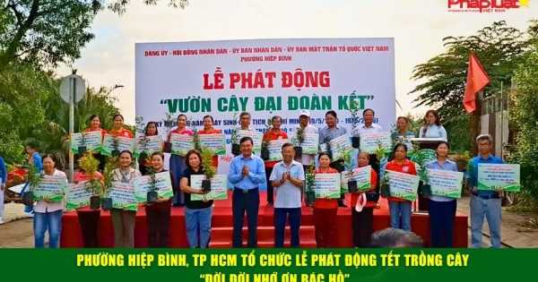Pháp Luật TV - Phường Hiệp Bình, TP.HCM tổ chức Lễ phát động Tết trồng ...